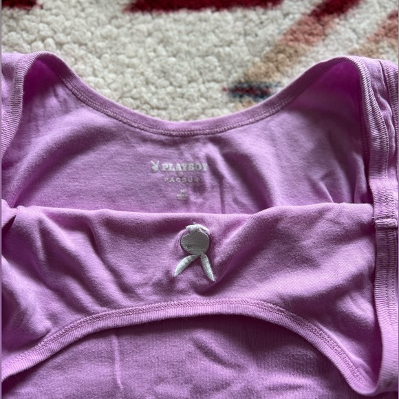 PLAYBOY | Tops | Playboy Tank Crop Top Pink | Poshmark